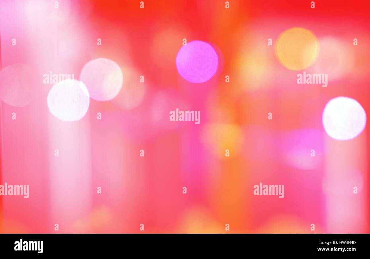Abstract multicolor blurred bokeh light on red black ground Stock Photo ...