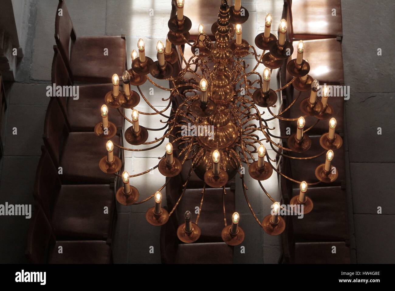 The castle church at Wilhelmsburg Castle. The castle was built between ...