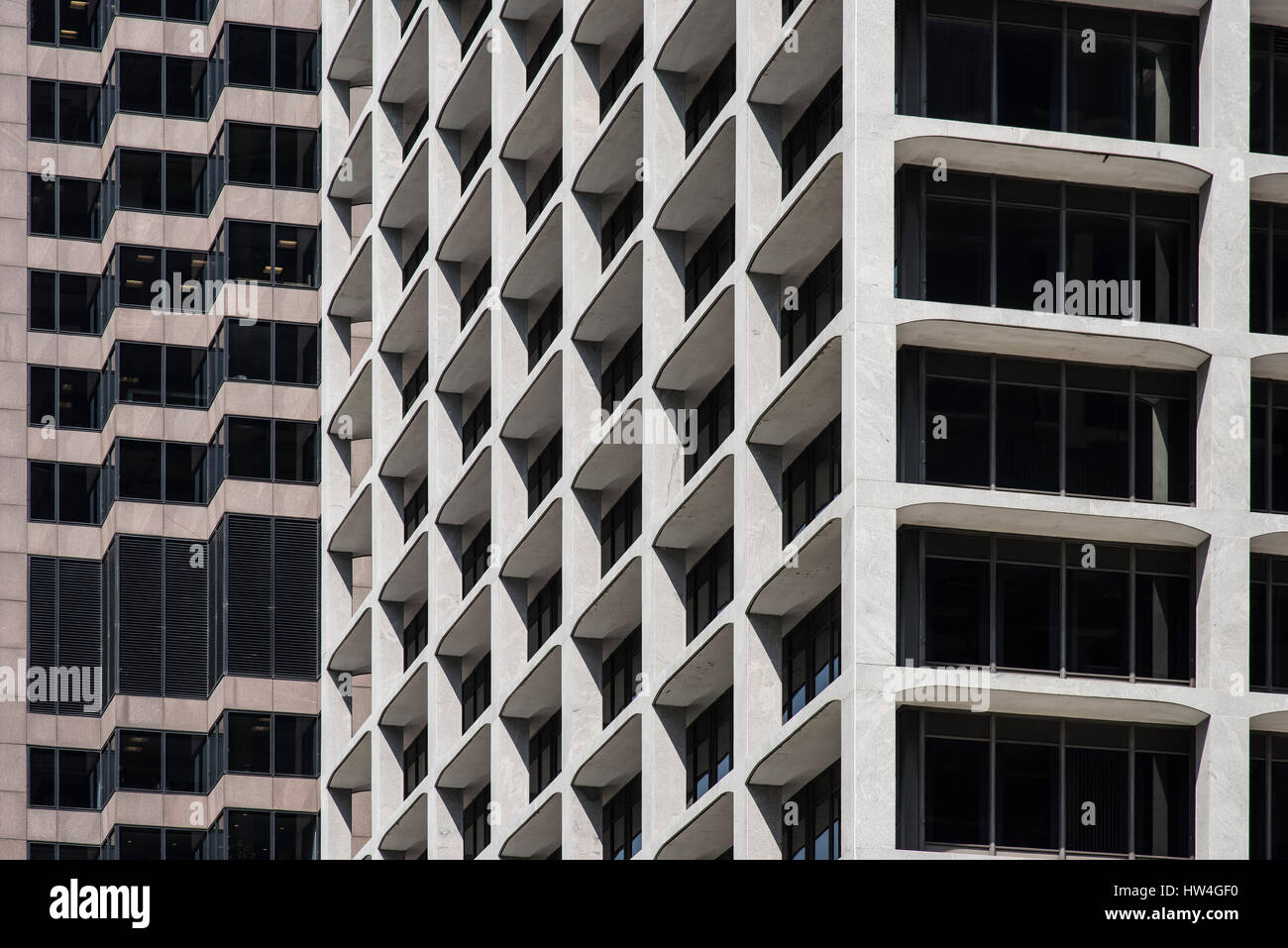 Modern high rise office buildings, Chicago Stock Photo - Alamy