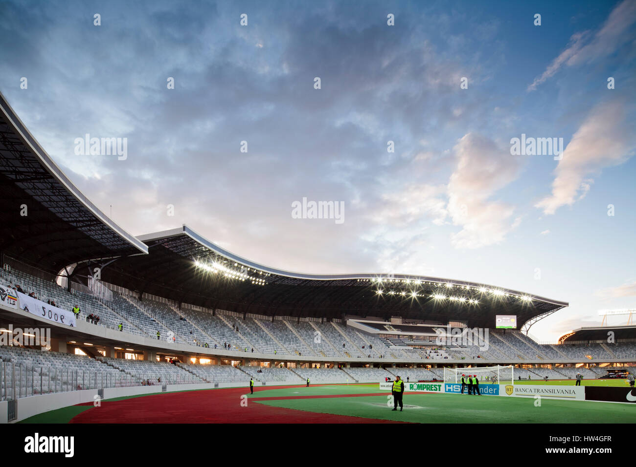 Exterior view of Cluj Arena in Cluj Napoca, Romania Stock Photo - Alamy