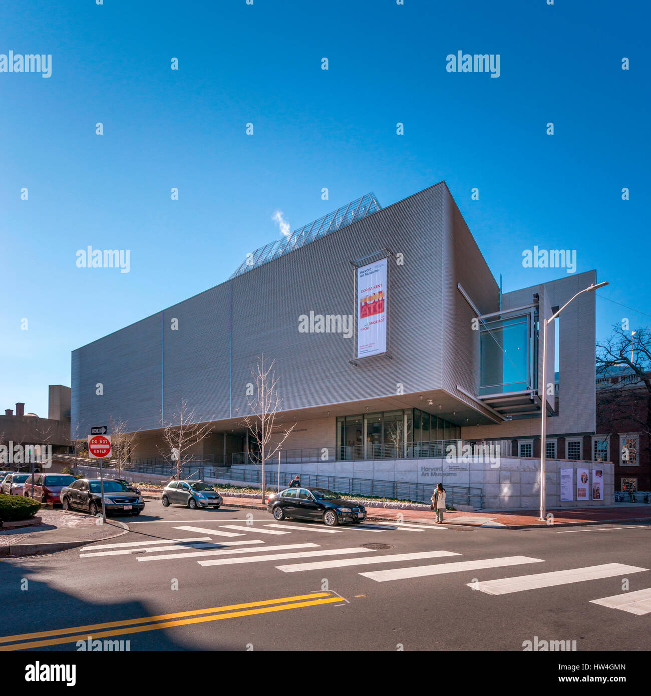 Exterior view of Harvard Art Museums at the Harvard University in ...