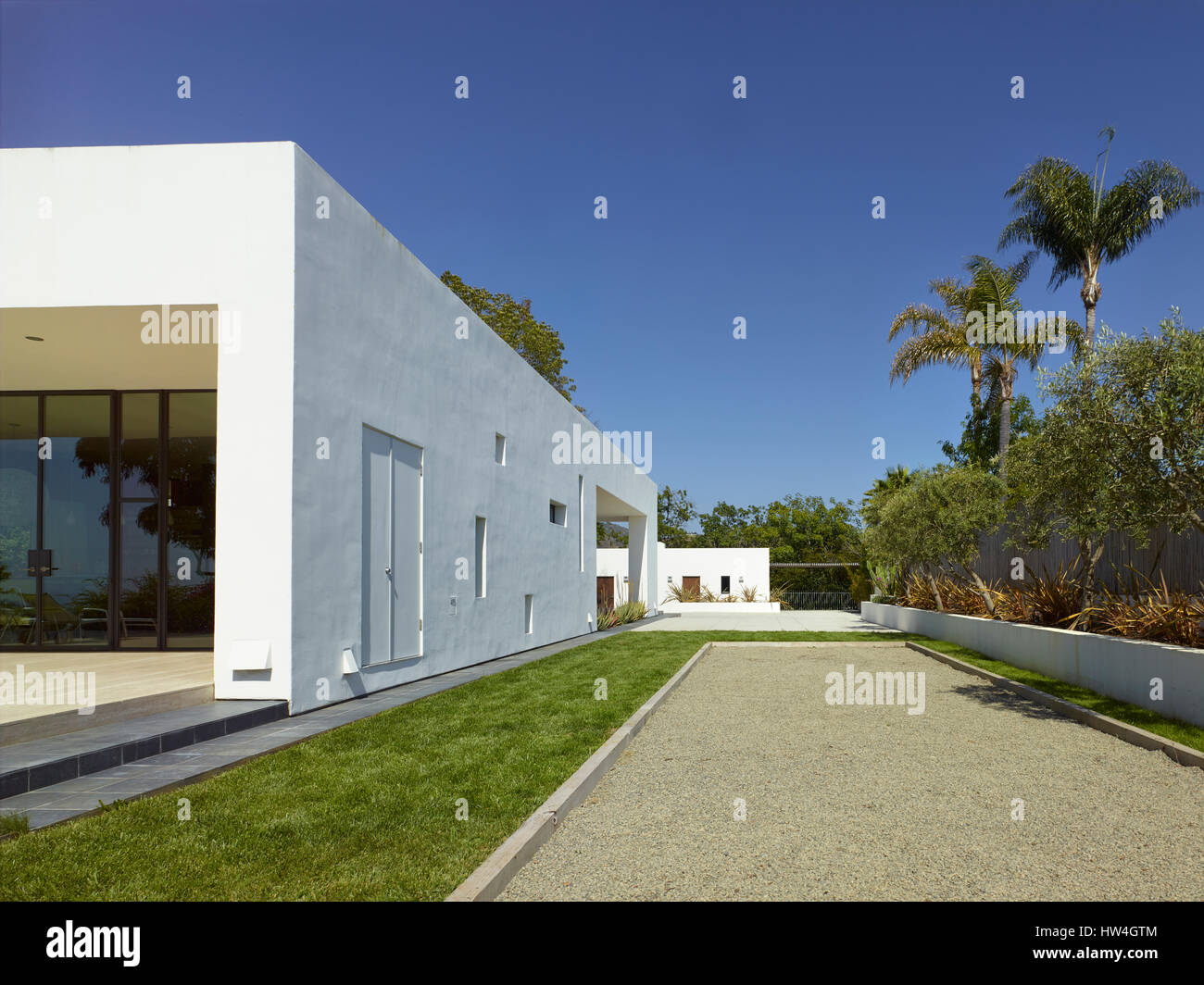 Contemporary residential building in Vista, California, USA. Exterior ...