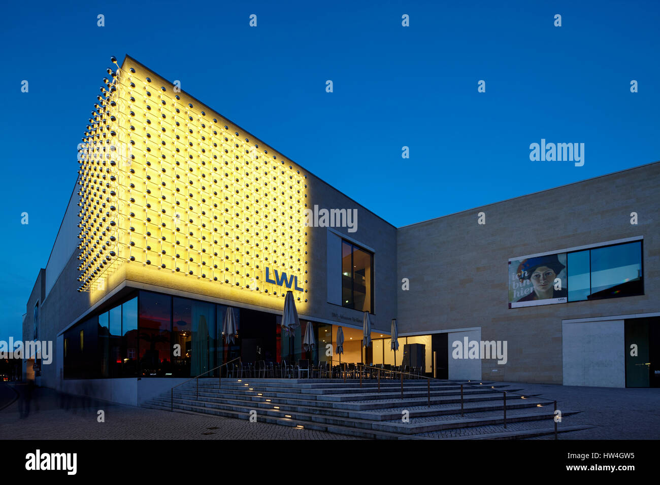 Exterior view of LWL Museum in Munster, Germany Stock Photo - Alamy