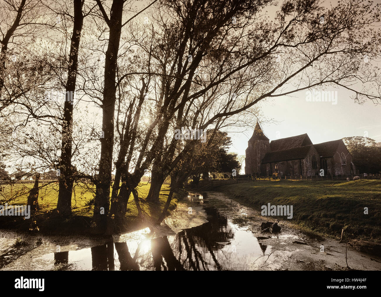 St Clement church in Old Romney. Kent. England. UK Stock Photo - Alamy