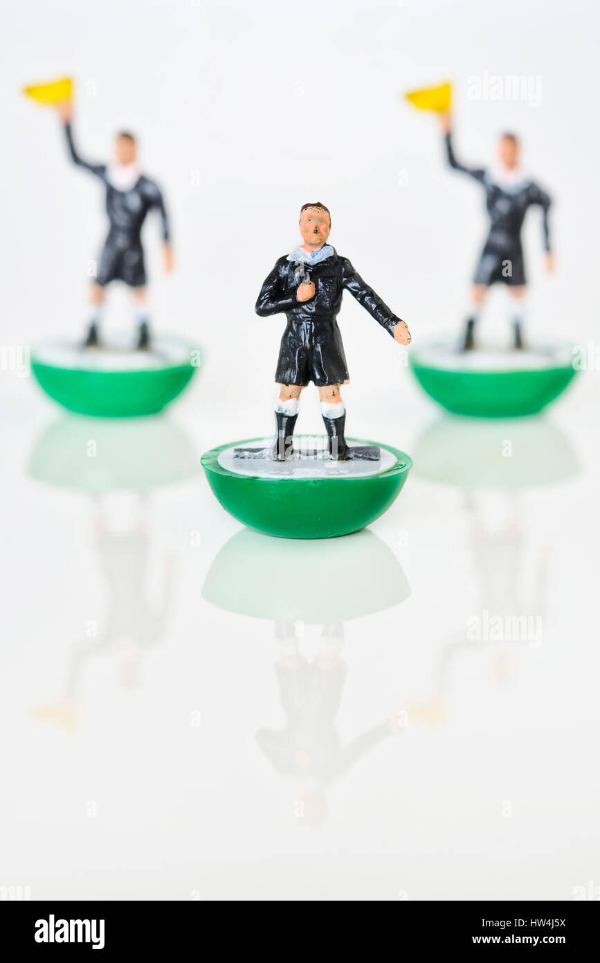 Miniature football figures hi-res stock photography and images - Alamy