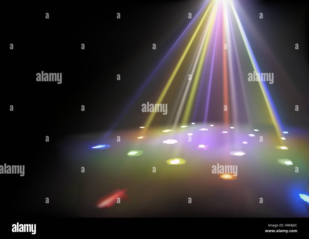 Party lights background floor Stock Vector Images - Alamy