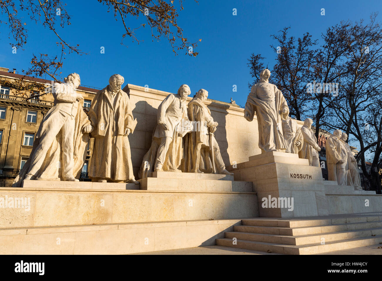 Lajos Kossuth Statue monument. Budapest Hungary, Southeast Europe Stock ...