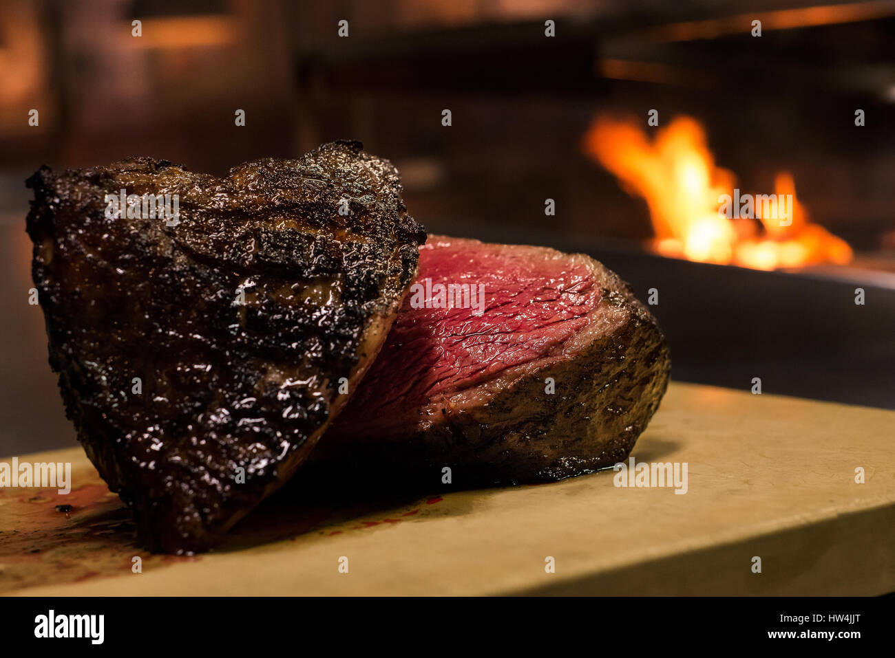 Picanha piece ready to serve Stock Photo - Alamy