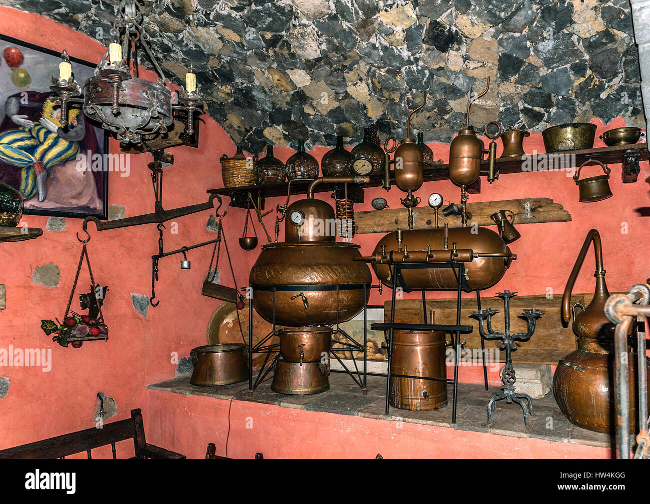 Canary Islands , Tenerife. Restaurant El Monasterio is located in the ...