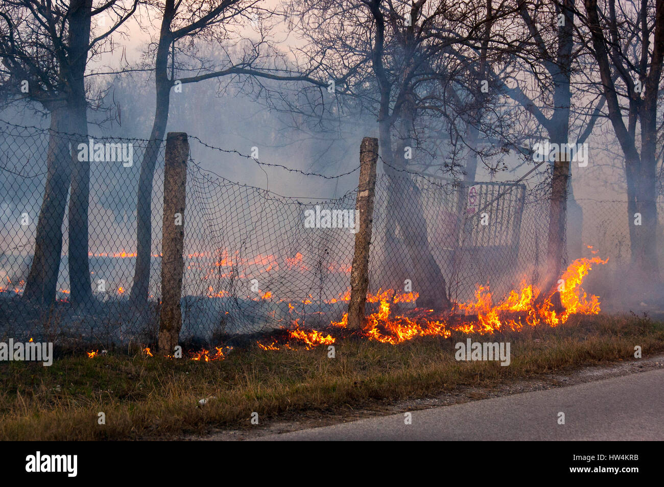 Burnt barracks hi-res stock photography and images - Alamy