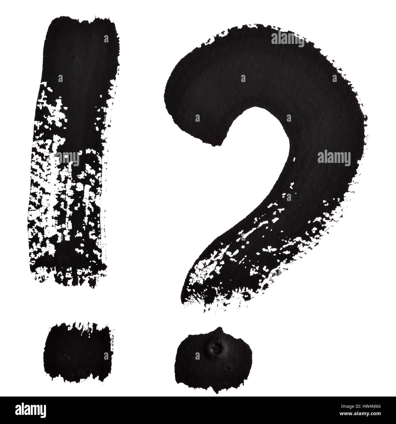 Ink marks isolated over the white background Stock Photo - Alamy