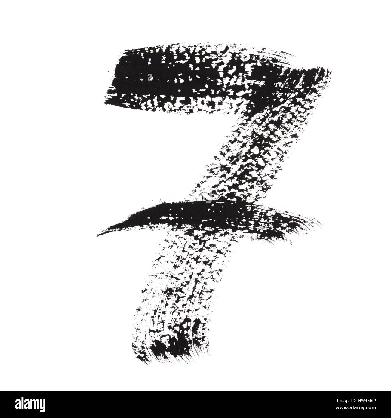 Number seven digit character hand hi-res stock photography and images ...