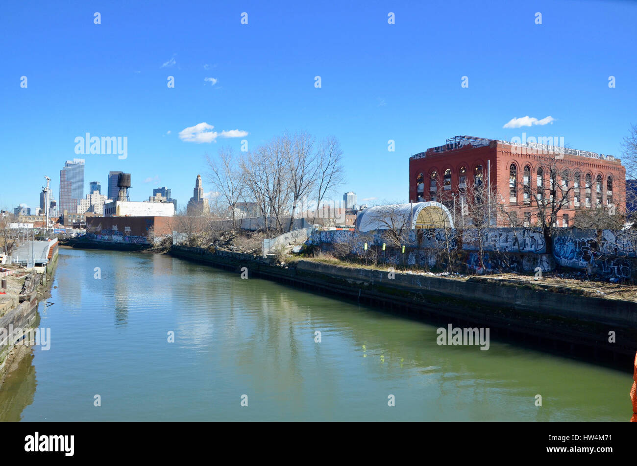 The Gowanus Canal in Brooklyn, New York City Stock Photo - Alamy