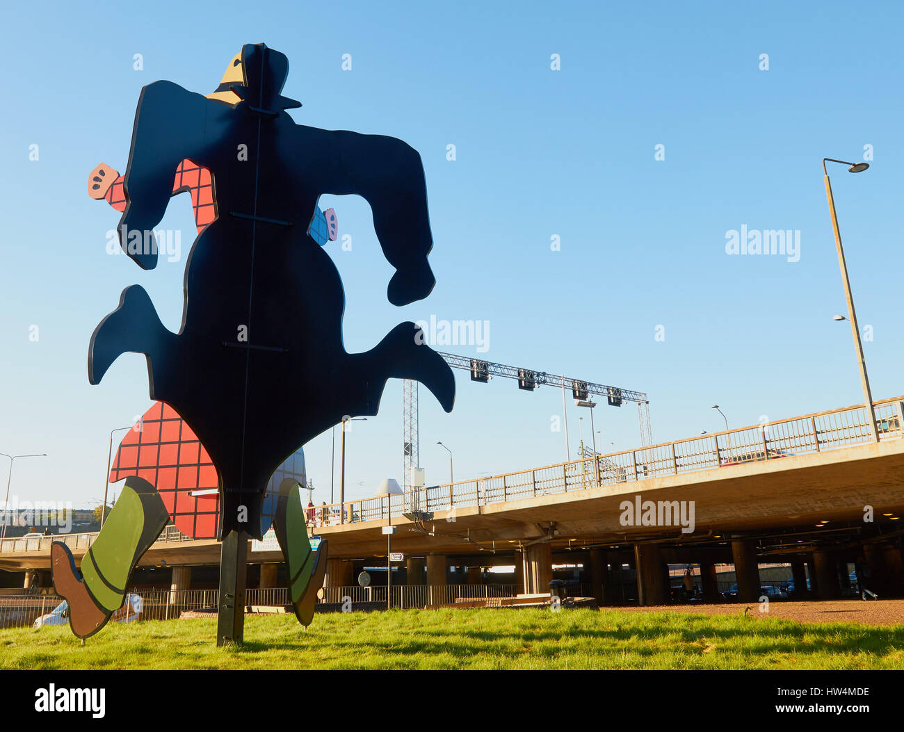 Aluminium sculpture "Who is Mr Walker" (2014) by Swedish artist Jan ...