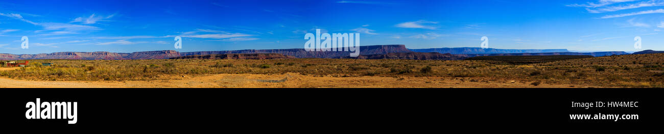 Layers of rock color and formation at the Grand Canyon West rim ...