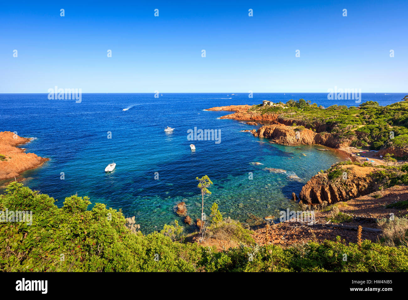 The red rocks at the french riviera hi-res stock photography and images ...