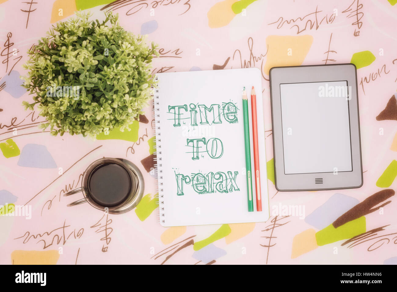 Notebook drink hi-res stock photography and images - Alamy