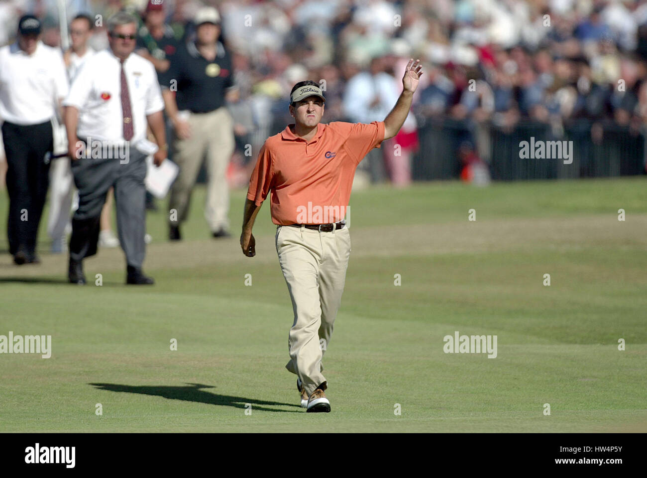 BEN CURTIS WALKS DOWN THE 18TH OPEN CHAMPION 2003 ROYAL ST. GEORGE'S ...