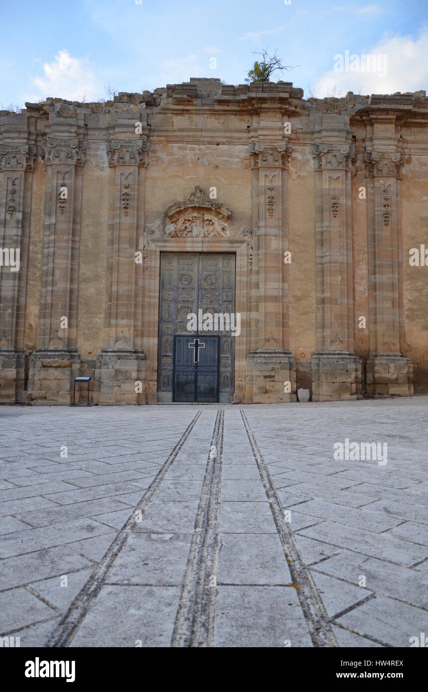 Old ruins of Partanna, Sicily Stock Photo - Alamy