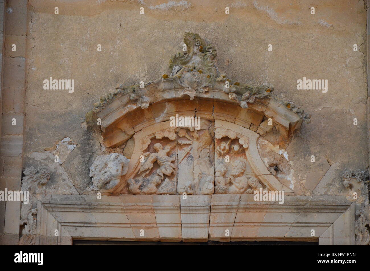 Old ruins of Partanna, Sicily Stock Photo - Alamy