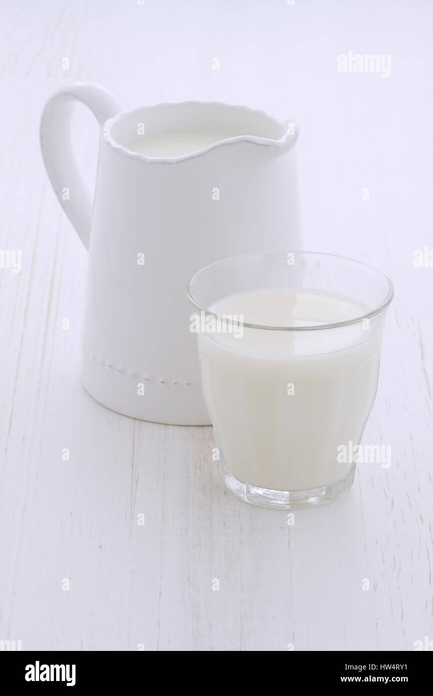 Delicious fresh milk, on vintage styling Stock Photo - Alamy