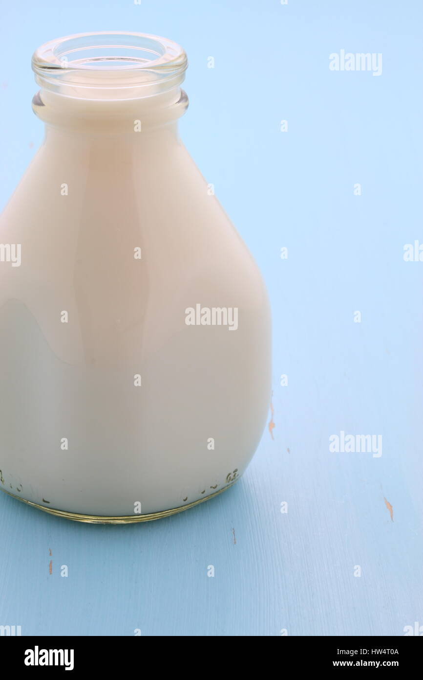 Delicious fresh milk, on vintage styling Stock Photo - Alamy