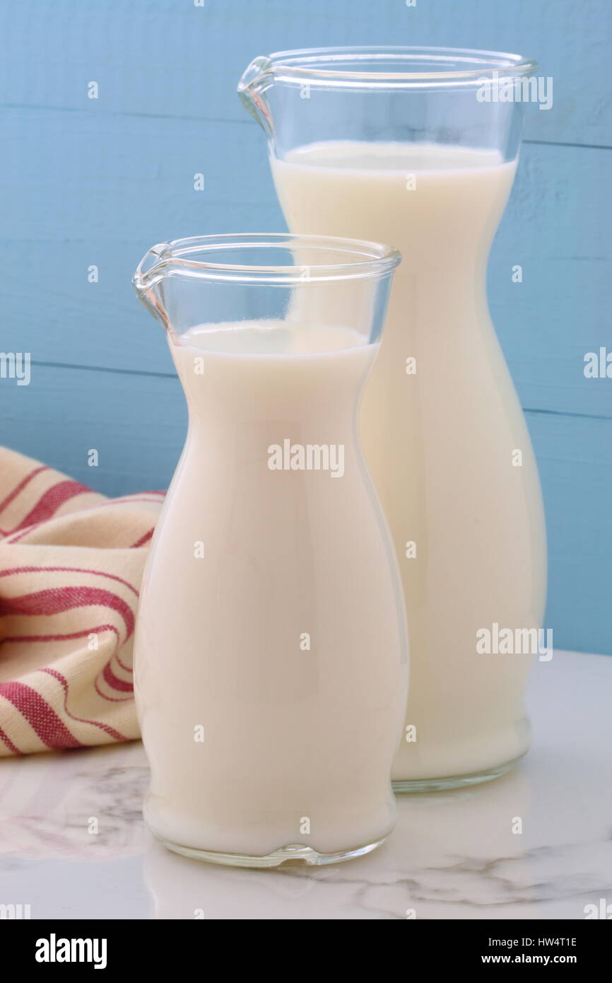 Delicious fresh milk, one of the primary sources of nutrition on ...