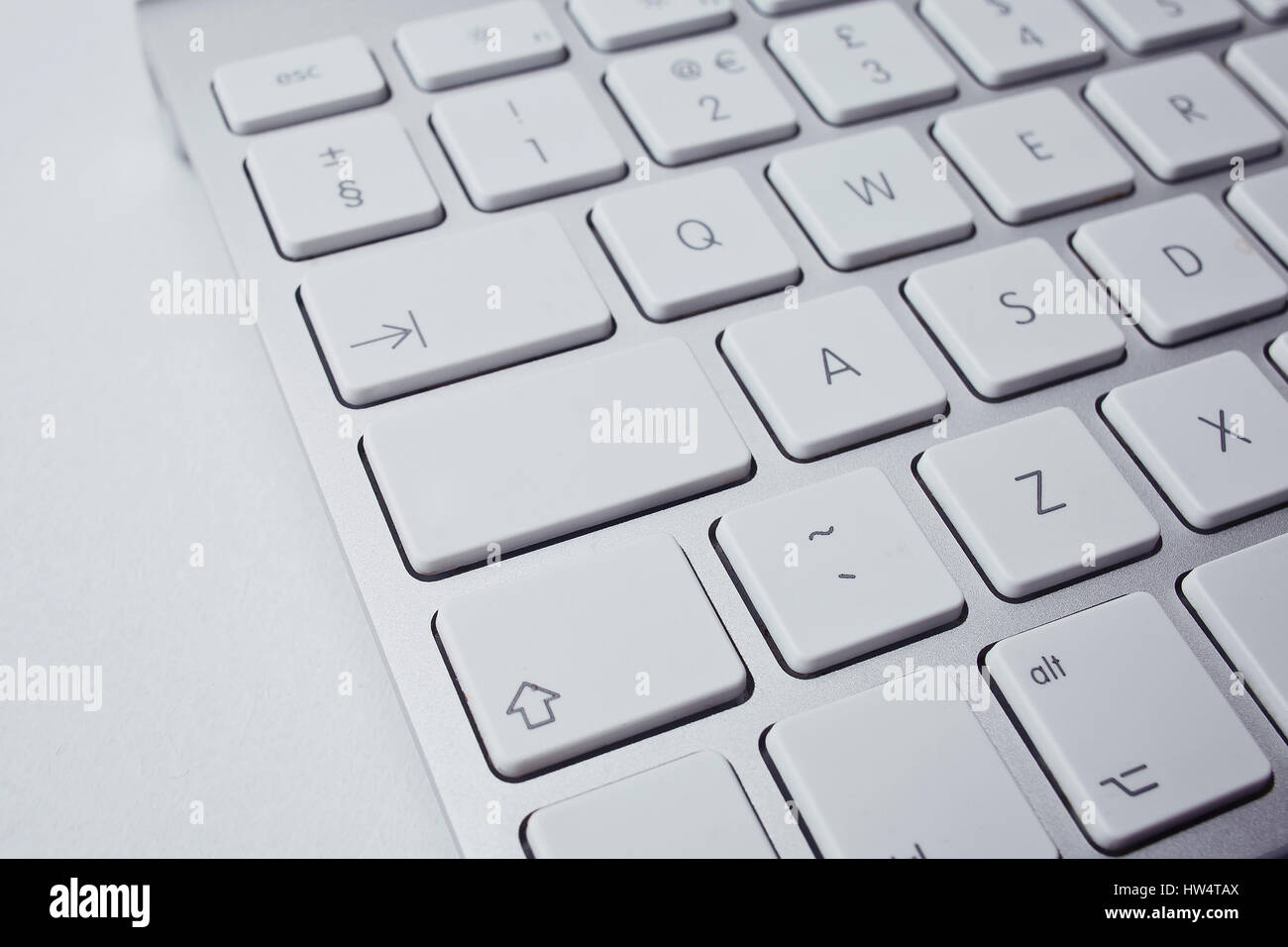 dynamic keyboard with white button Stock Photo - Alamy