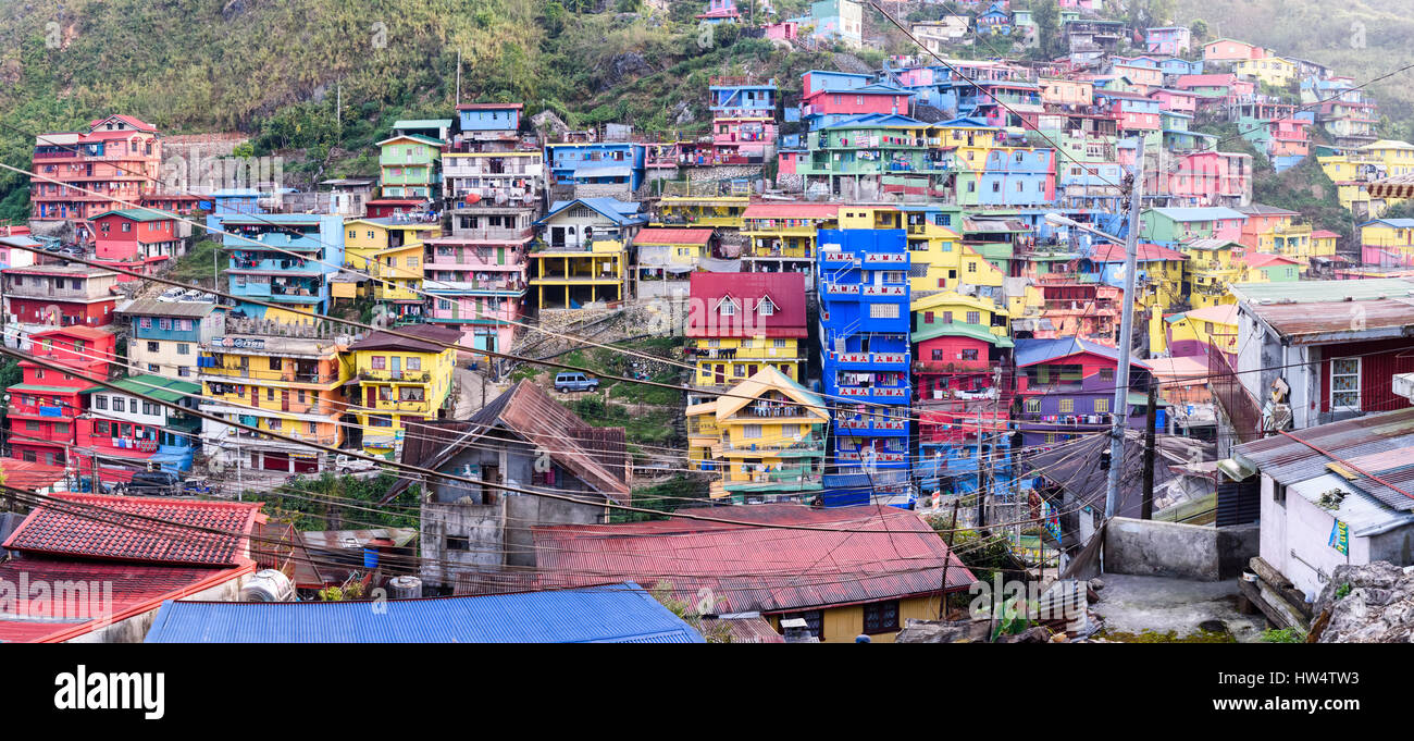 Colorful houses at Stobosa La Trinidad Stock Photo - Alamy