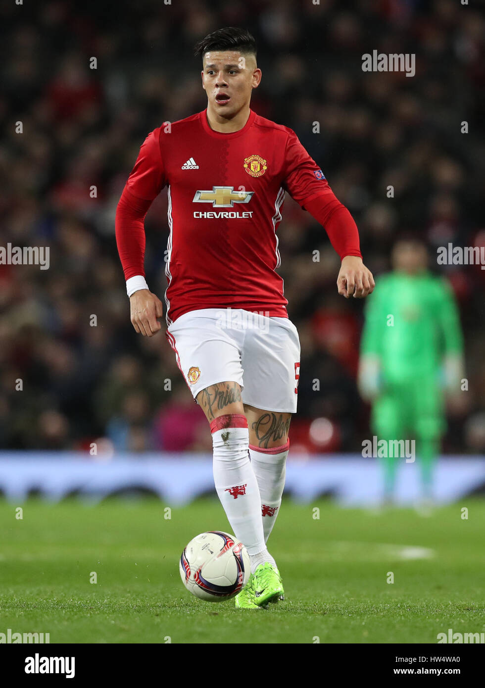 Manchester United's Marcos Rojo during the UEFA Europa League Round of ...