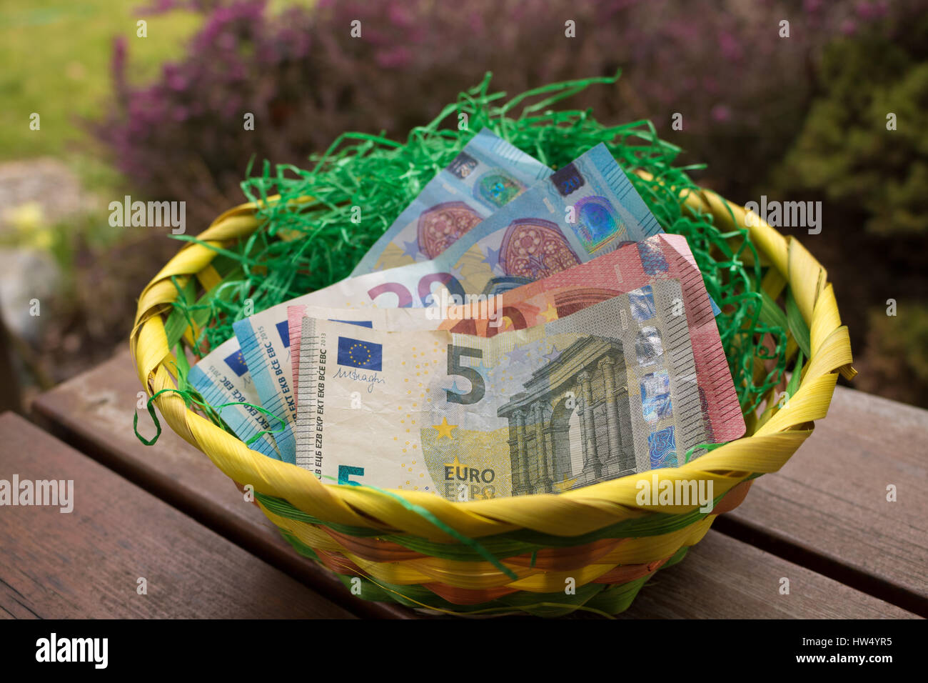 Easter Surprise, money, europe Stock Photo - Alamy
