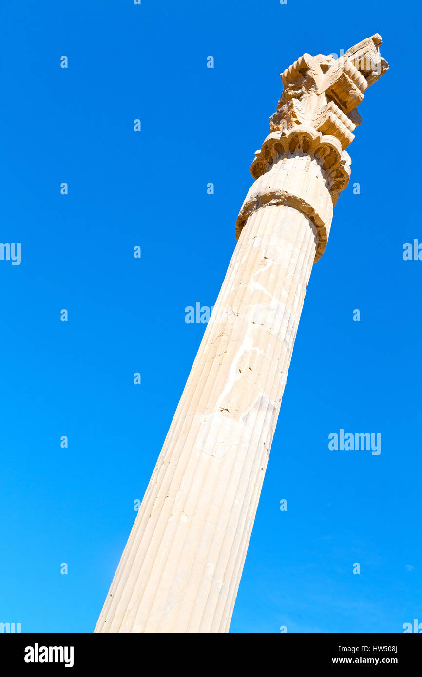 blur in iran persepolis the old ruins historical destination monuments ...