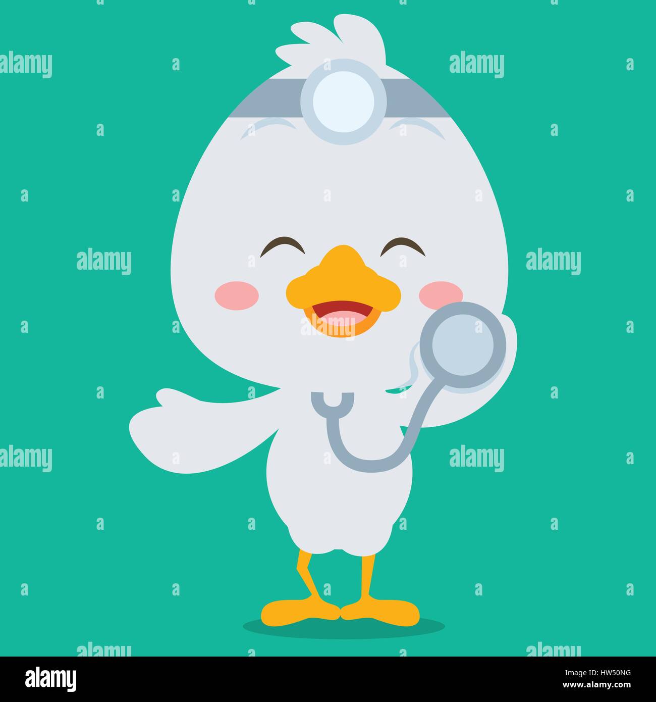 Doctor duck Stock Vector Images - Alamy