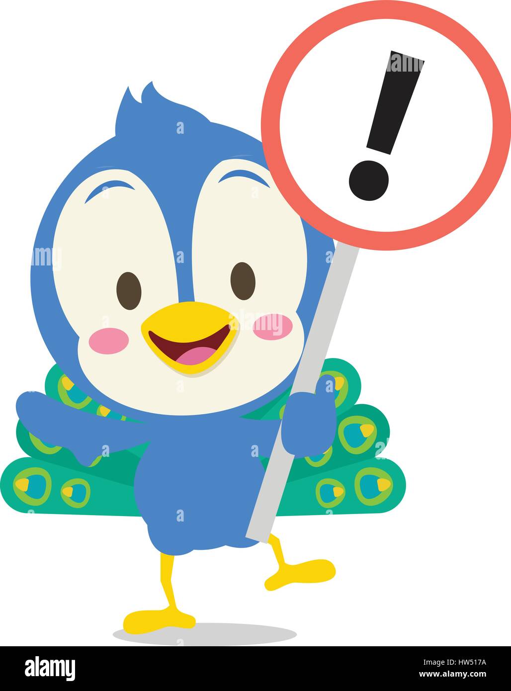 Character of peacock with sign Stock Vector Image & Art - Alamy
