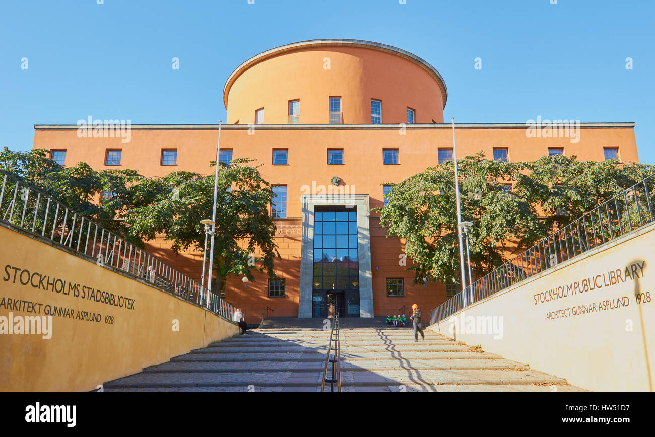 Stadsbibliotek (Stockholm Public Library), designed by Swedish ...