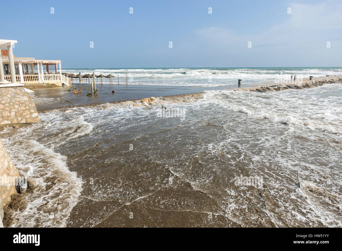 High waves. Code orange is given for tide and wind. rough sea, weather ...