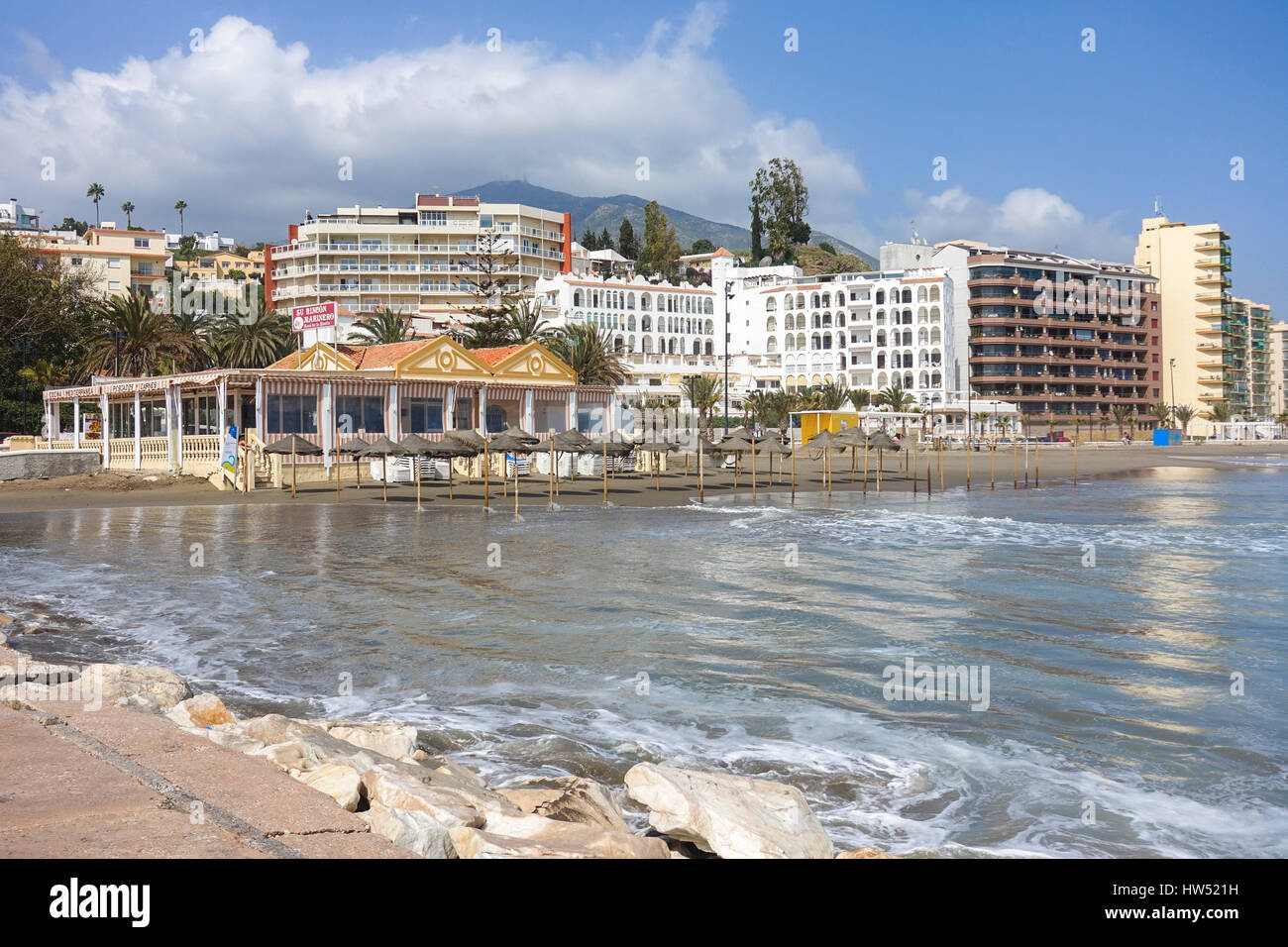 High waves. coast Code orange is given for tide and wind. rough sea ...