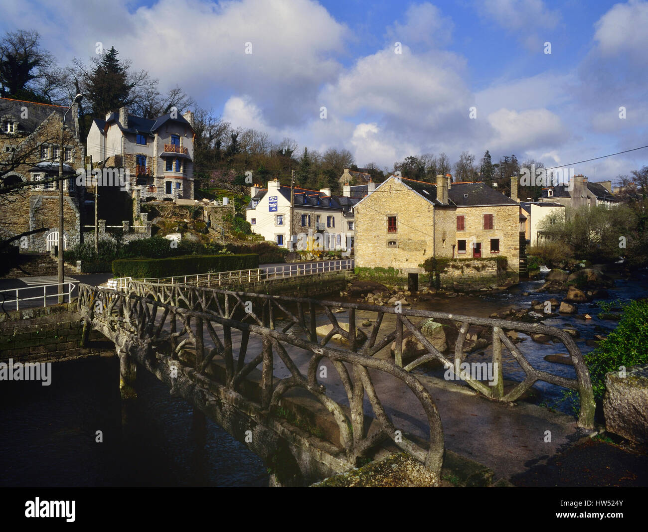 Pont-Aven. Brittany. France Stock Photo - Alamy