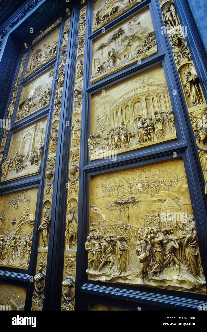 Gates of Paradise (East Doors), Baptistry of San Giovanni, Florence ...