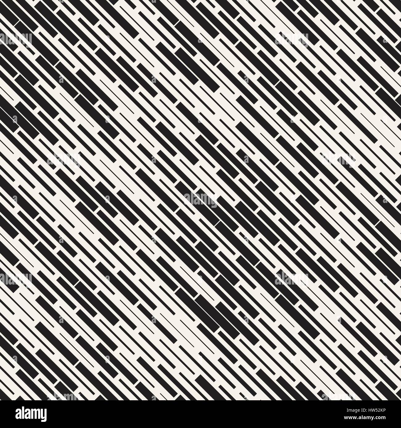 Vector Seamless Black And White Irregular Dash Rectangles Grid Pattern ...