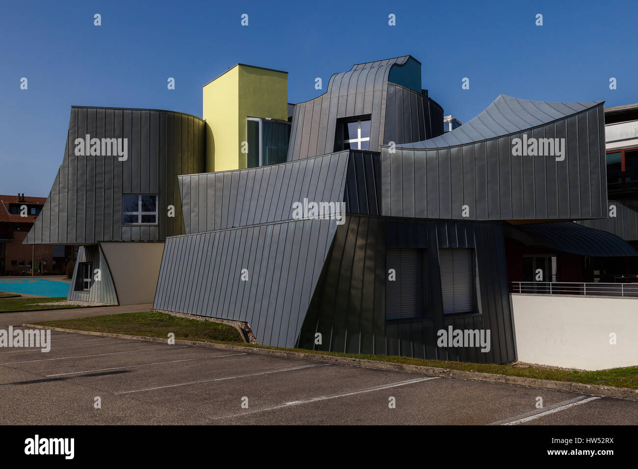 Vitra Headquarter in Birsfelden, Basel, Switzerland. Architect Gehry ...