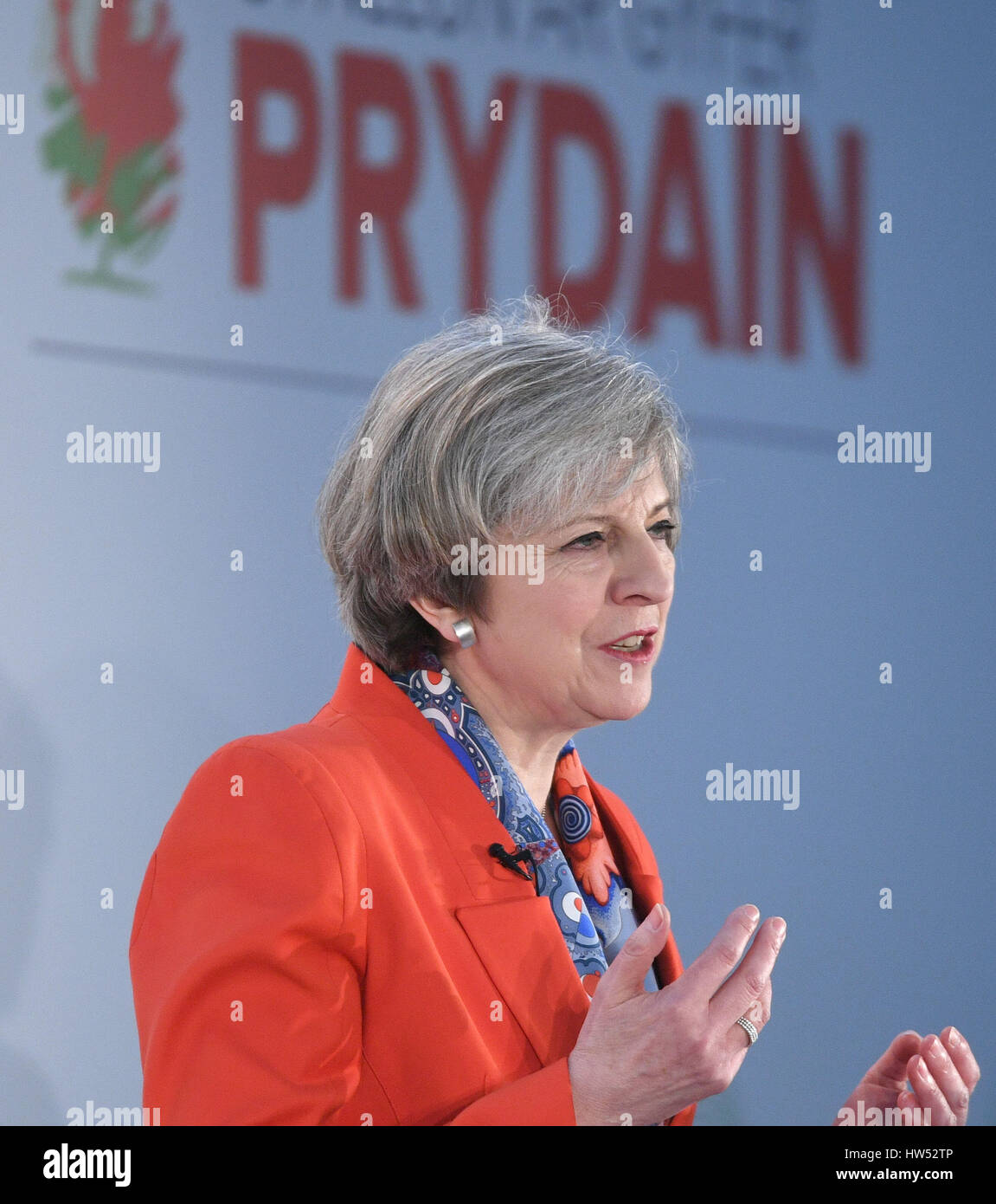 Prime Minister Theresa May speaks at the Conservative Spring Forum at ...