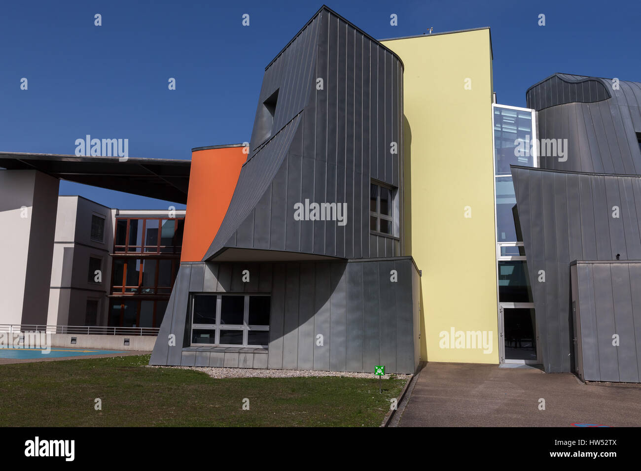 Vitra Headquarter in Birsfelden, Basel, Switzerland. Architect Gehry ...