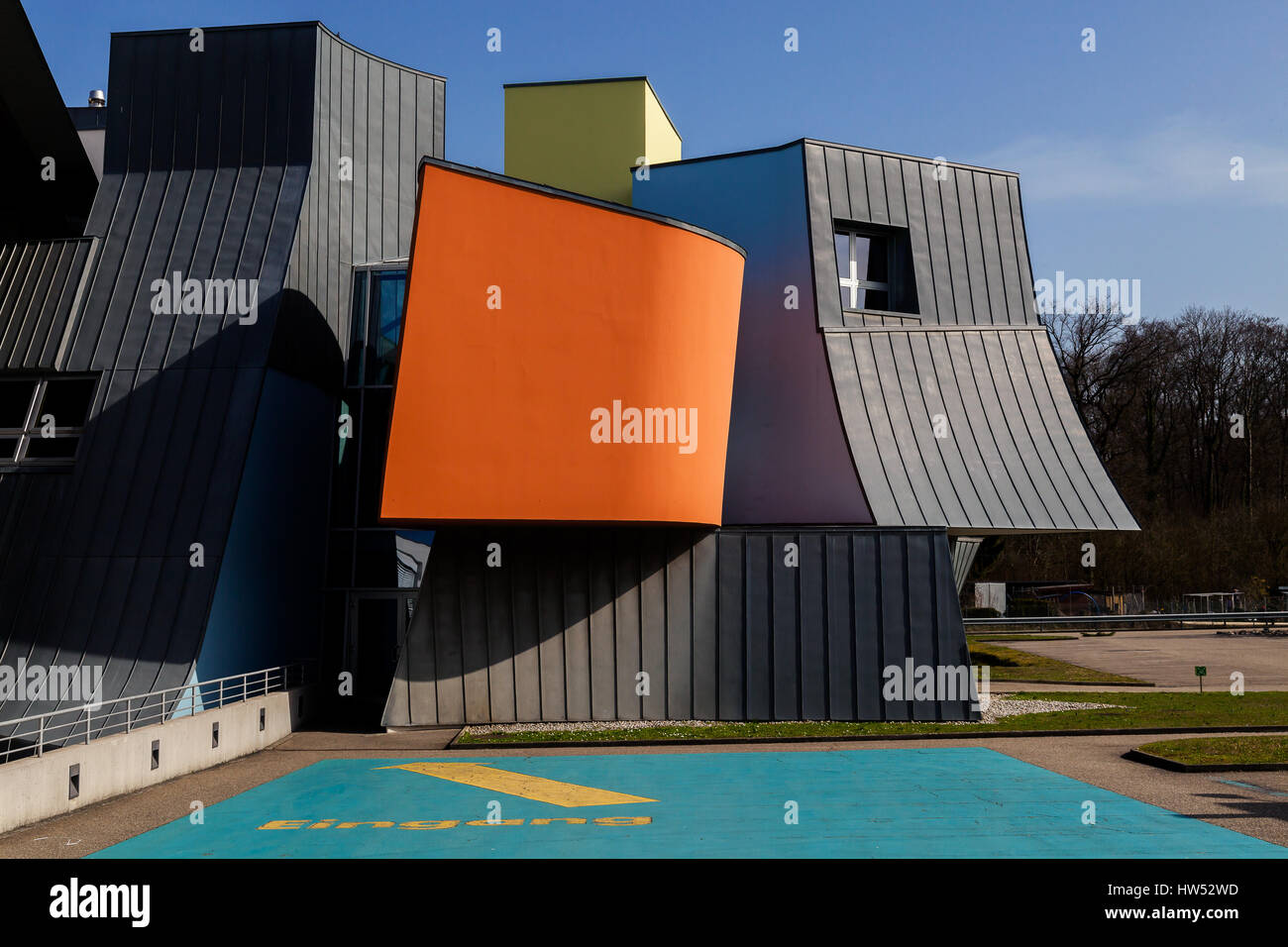 Vitra Headquarter in Birsfelden, Basel, Switzerland. Architect Gehry ...