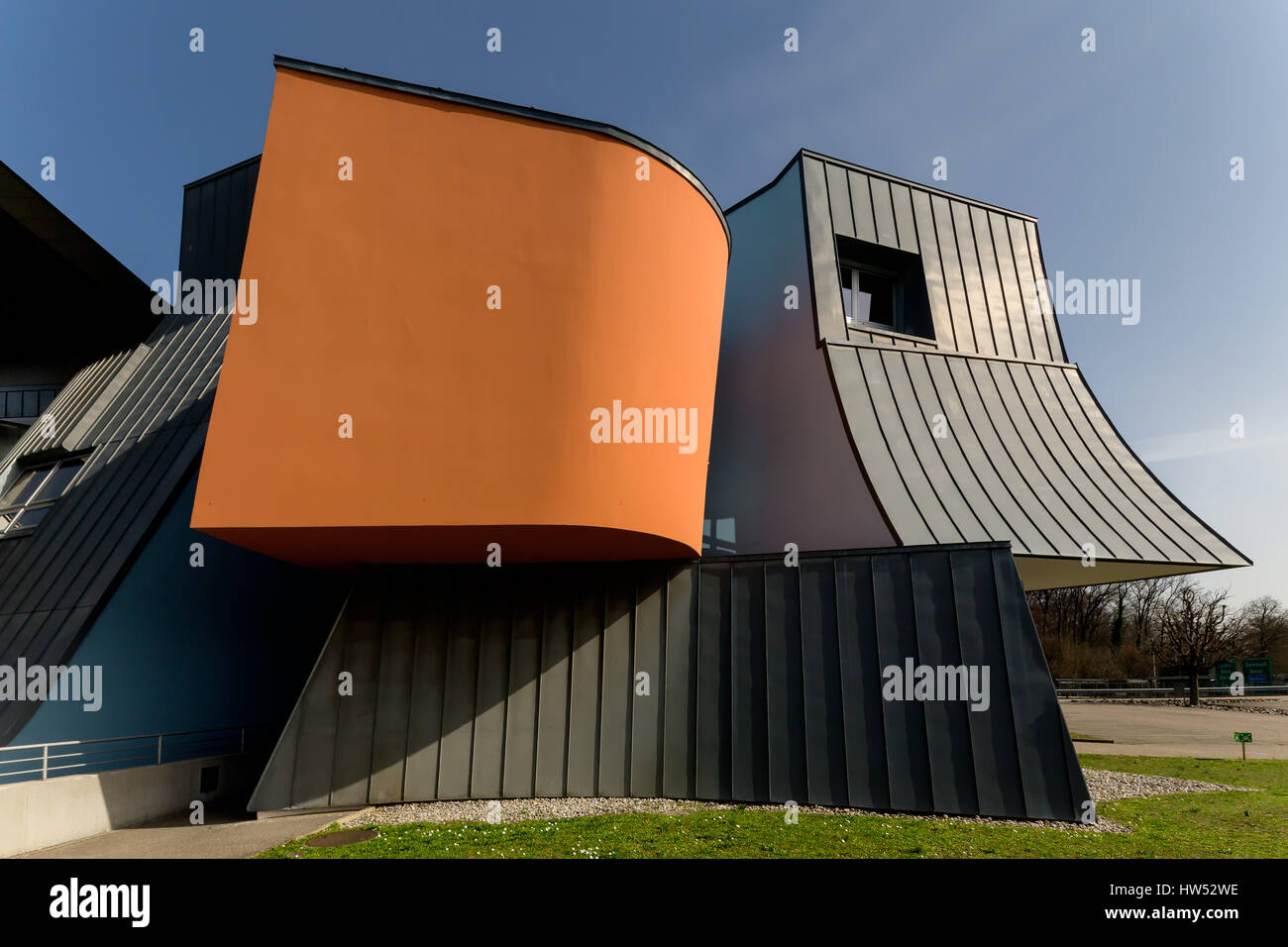 Vitra Headquarter in Birsfelden, Basel, Switzerland. Architect Gehry ...