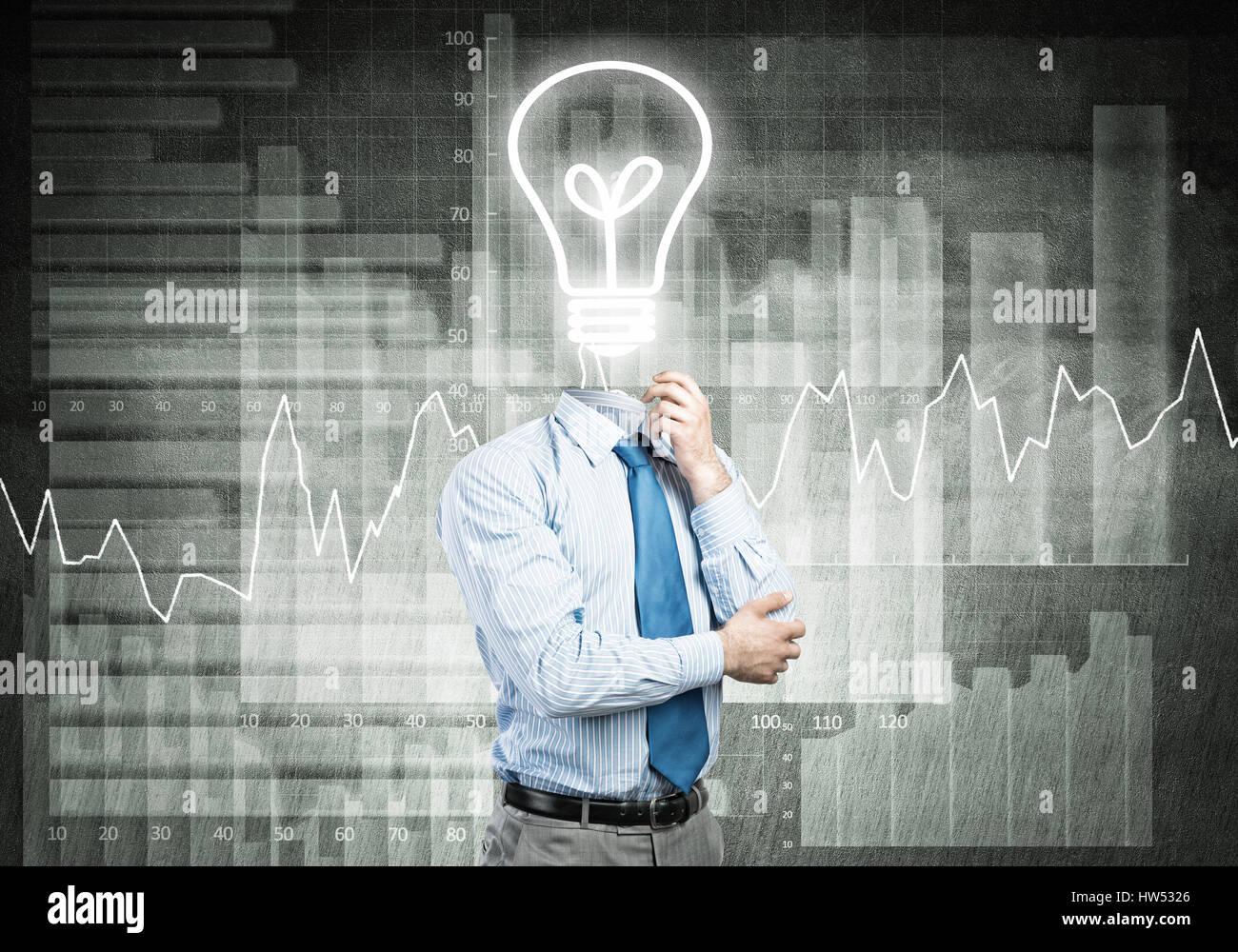 Man thinking over his idea Stock Photo - Alamy