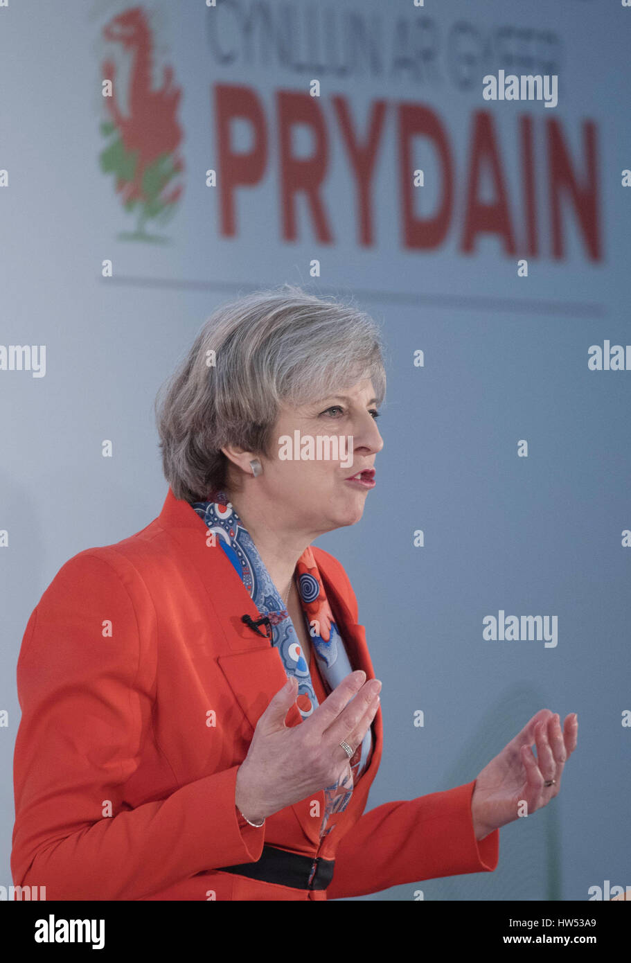 Prime Minister Theresa May speaks at the Conservative Spring Forum at ...