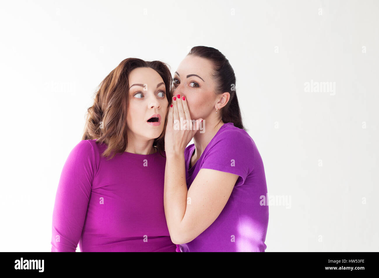 Woman gossip whispers in hi-res stock photography and images - Alamy