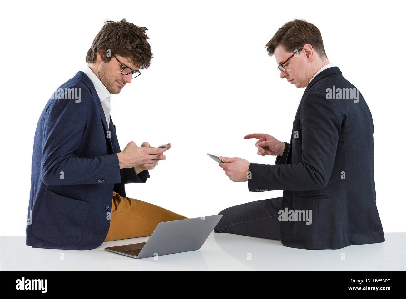 Young people starting work hi-res stock photography and images - Alamy