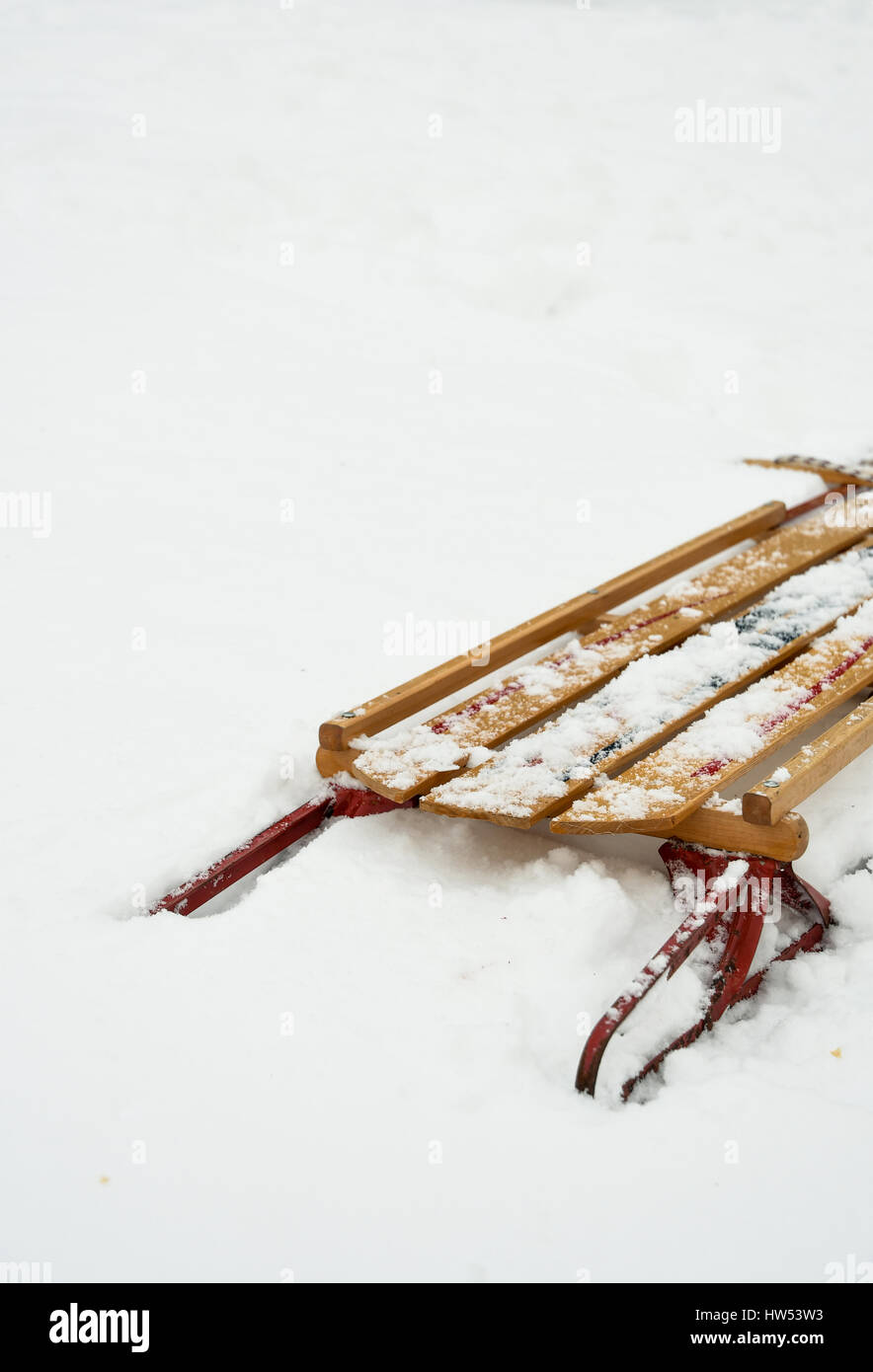 Vintage sled hi-res stock photography and images - Alamy